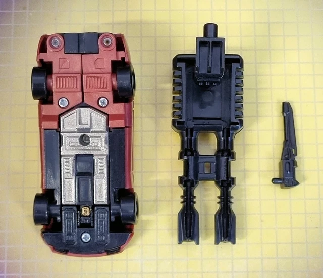 VINTAGE HASBRO TRANSFORMERS G1 Decepticon Stunticon Dead End complet ...