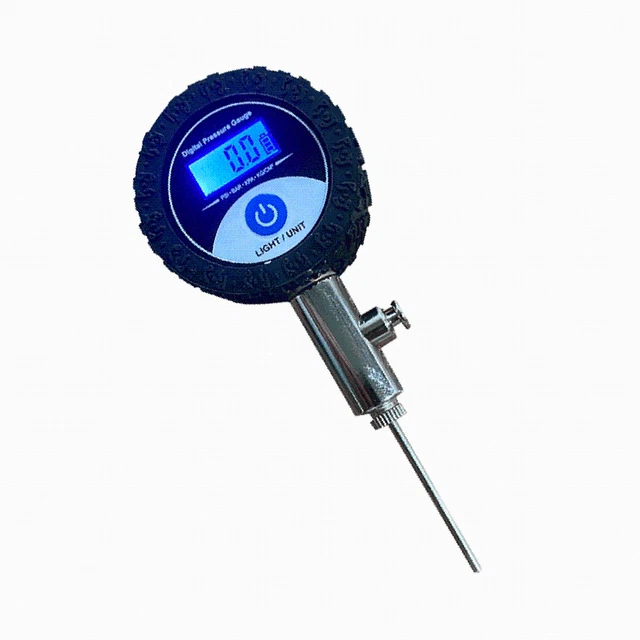 PRESSURE GAUGE BAROMETERS Ball Pressure Gauge Barometer Digital Display ...