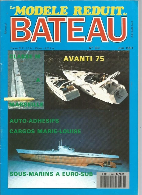 MODELE REDUIT DE Bateau N°331 Civmma 1991 Classe M / Motifs & Deco ...