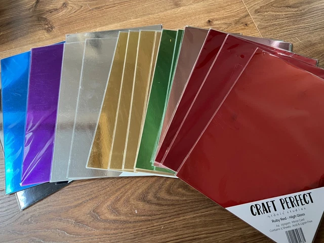 TONIC STUDIOS - Craft Perfect - High Gloss Mirror Card - 5 A4 Sheets ... TONIC STUDIOS - Craft Perfect - High Gloss Mirror Card - 5 A4 Sheets ...