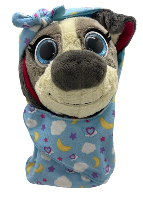 DISNEY JUNIOR TOTS Pablo the Puppy Cuddle & Wrap 9" Plush Stuffed ...