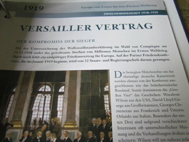 GESCHICHTE EUROPAS ZWISCHENKRIEGSZEIT Versailler Vertrag 1919 EUR 3,99 ...