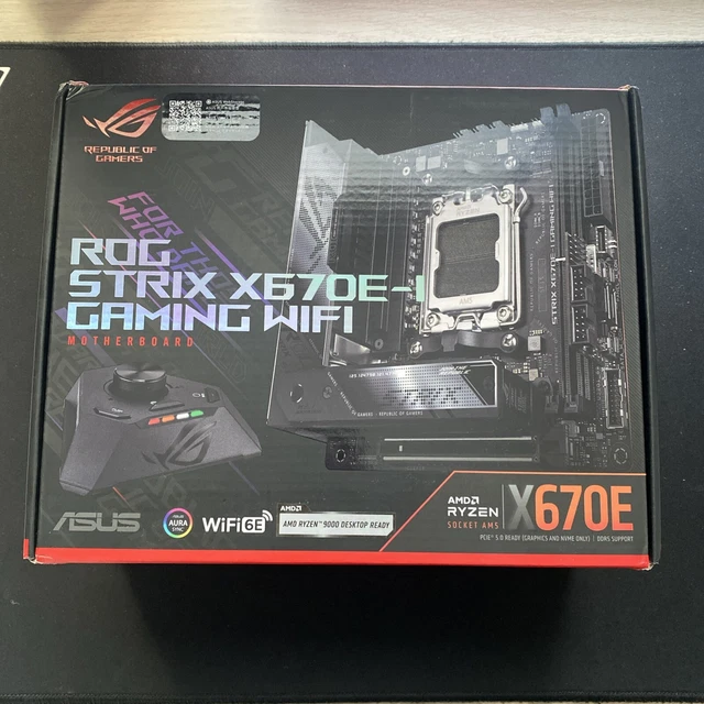 ASUS ROG STRIX X670E-I Socket AM5, AMD Motherboard ITX NEW £372.90 - PicClick UK