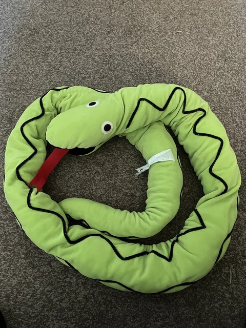 DJUNGELSKOG IKEA SNAKE Plush Soft Toy Cuddly 7 Ft Noseto Tail £6.50 ...