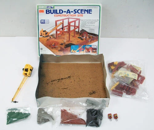 LIFE LIKE 1375 HO Build-A-Scene Construction Site Model Kit £14.16 ...