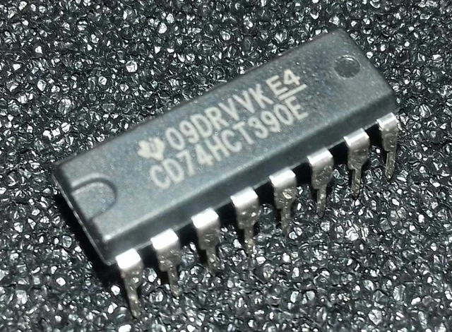 5PCS. CD74HCT390E DUAL 4-bit decade ripple counters DIP16 EUR 8,99 ...