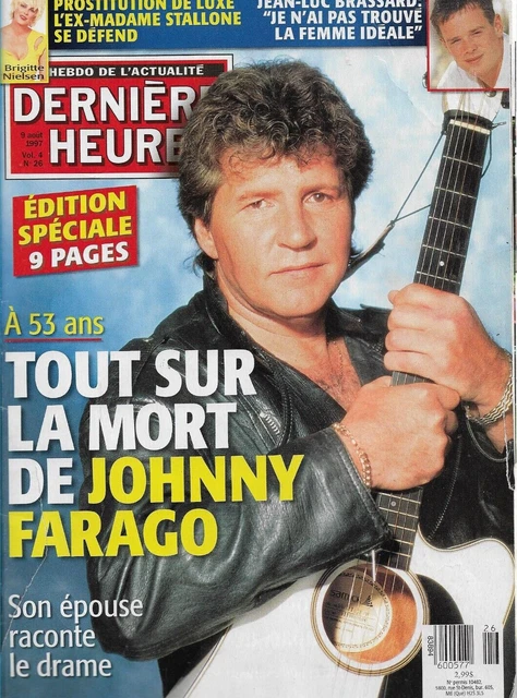 MAGAZINE DERNIÈRE HEURE La Mort De Johnny Farago-Jean-Luc Brassard ...