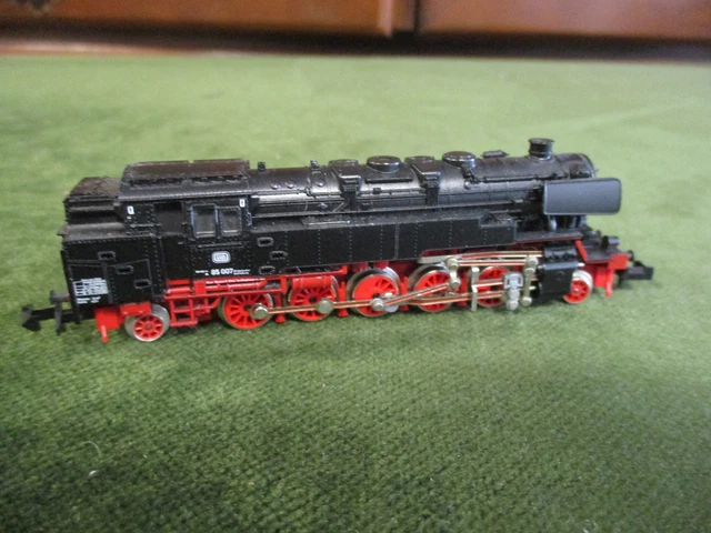 TRIX MINITRIX SPUR N Tenderlok Dampflok der Bundesbahn BR 85007 EUR 30 ...