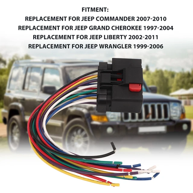 DOOR WIRE HARNESS Connector Pigtail 5013961AA 14 Way For Commander G ...