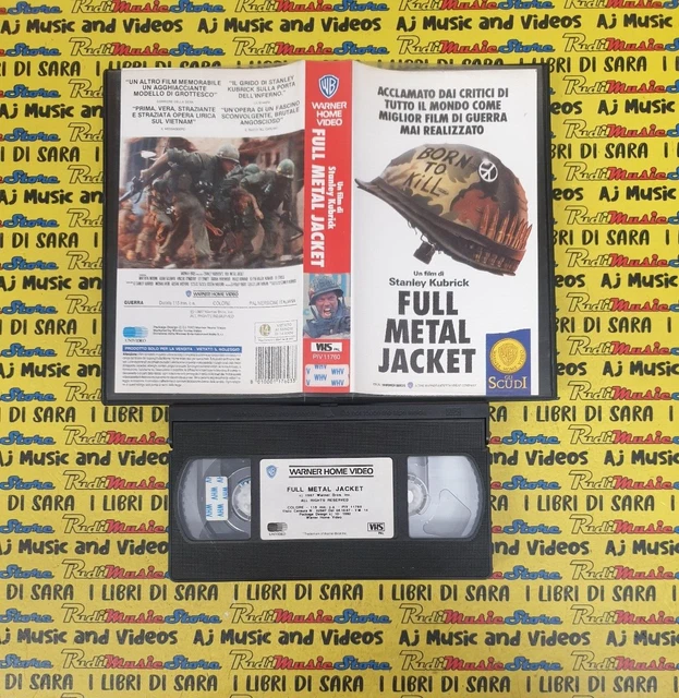 VHS**FILM FULL METAL JACKET 1993 STANLEY KUBRICK WARNER GLI SCUDI PIV ...