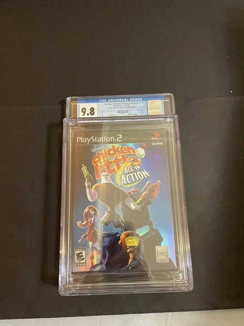 DISNEY'S CHICKEN LITTLE Ace In Action PlayStation 2 PS2 FOIL Graded CGC ...