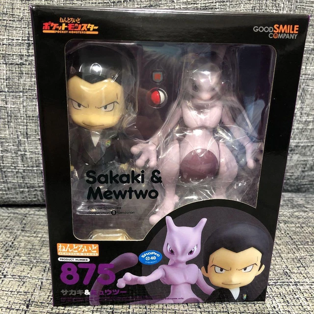 FIGURINE NENDOROID POKEMON Giovanni & Mewtwo 875 Japan Good Smile ...