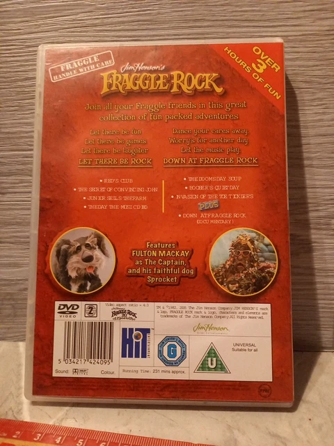 JIM HENSON'S FRAGGLE ROCK LET THERE BE ROCK DVD 2 Disc R2 UK As New £9. ...