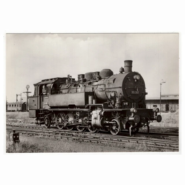 AK EISENBAHN DDR / Dampflokomotiven, Tenderlokomotive, Baureihe 93, Nr ...