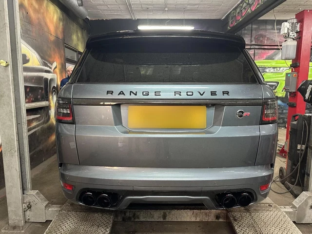 RANGE ROVER SVR Custom Built Stainless Steel Exhaust System Back Box ...