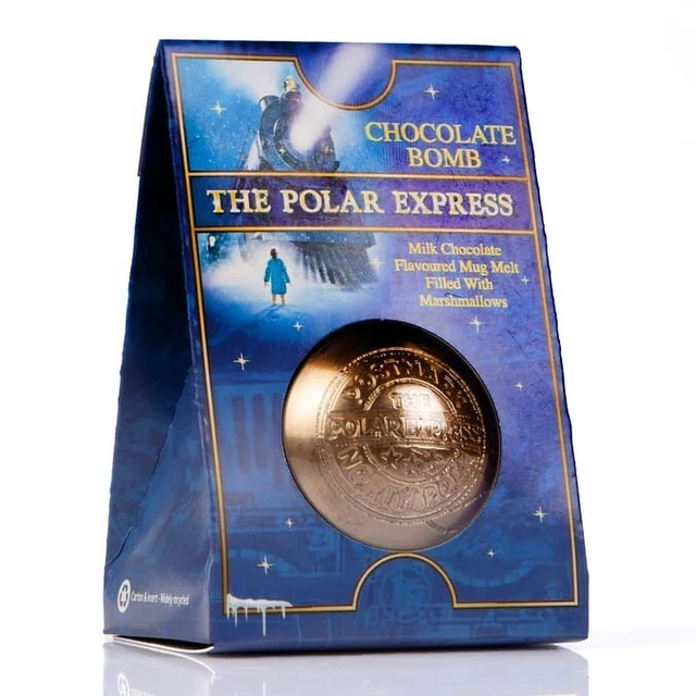 THE POLAR EXPRESS Milk Chocolate Mug Melt with Marshmallows £4.99 ...