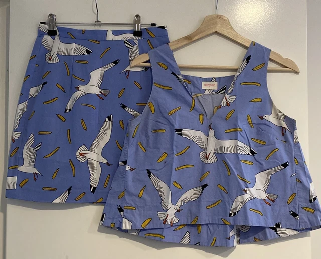 RARE! GORMAN MINE Mine Seagull Top 10 And Skirt Set Size 12 $200.00 ...