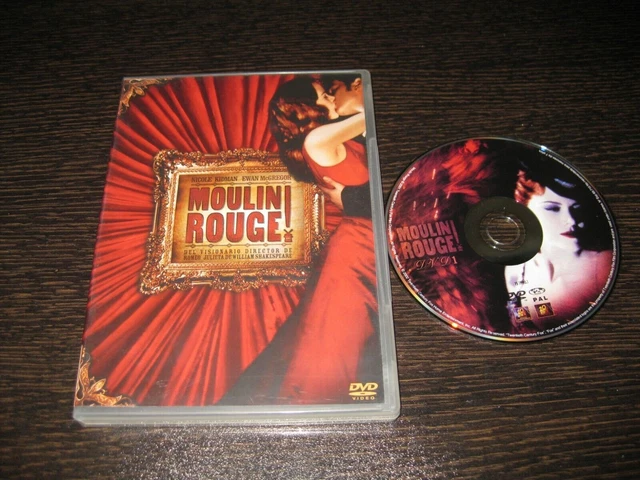 MOULIN ROUGE DVD Nicole Kidman Ewan Mcgregor EUR 6,00 - PicClick FR
