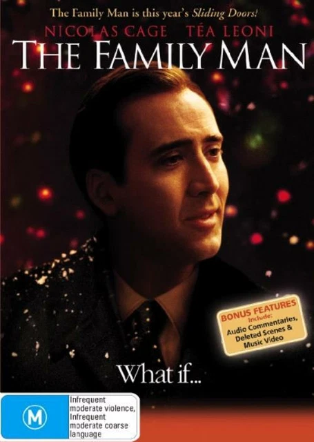 THE FAMILY MAN (DVD, 2000) Nicolas Cage, Téa Leoni, Don Cheadle, Jeremy ...
