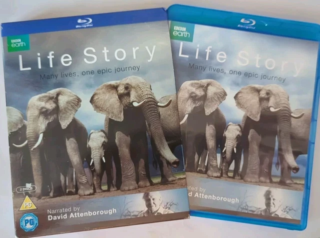 DAVID ATTENBOROUGH LIFE Story Blu Ray (2014) BBC Documentary 2 Disc ...