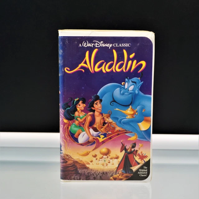ALADDIN VHS TAPE 1993 Movie Clamshell Walt Disney Classic 1662 £2.80 ...