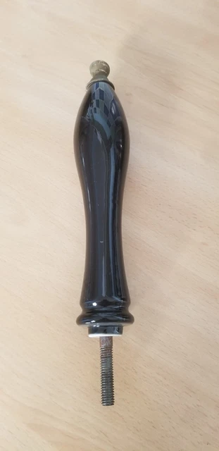 AUTHENTIC PUB BEER Pull Handle, Post and Knob - Black £8.09 - PicClick UK