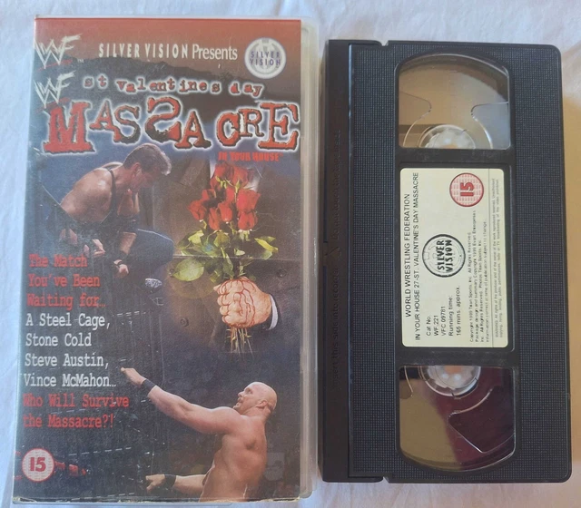 WWF ST VALENTINE'S Day Massacre VHS Video - Original UK version ...