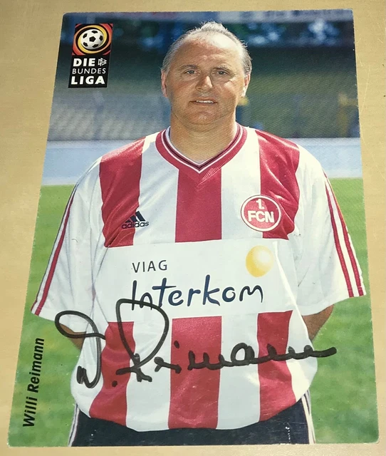 RAR WILLI REIMANN Original signierte Autogrammkarte 1. FC Nürnberg ...