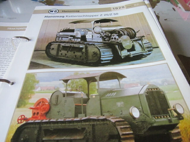 TRAKTOR ARCHIV HANOMAG 02 Kettenschlepper Z 25, Z50, 1920 EUR 5,04 ...