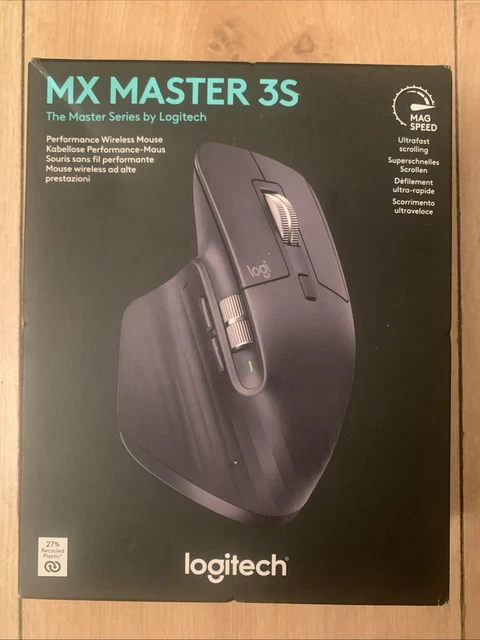 LOGITECH MX MASTER 3S Performance Wireless Mouse Brand New Still Sealed ...