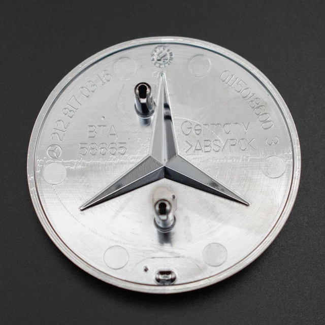 ORIGINAL MERCEDES BENZ W205 W212 Emblem 2128170316 Stern Motorhaube ...
