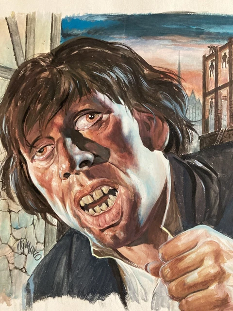 VERY PRETTY PAINTING Original Angelo Di Marco Drawing Original Bd ...