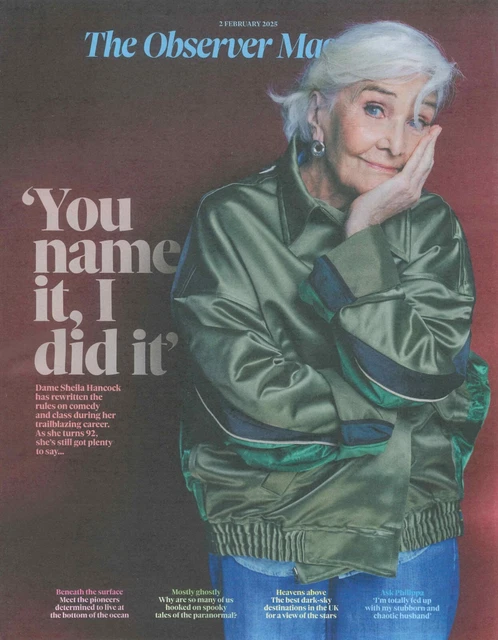 OBSERVER MAGAZINE: SHEILA Hancock, Felicity Montagu, Allegra McEvedy, 2 ...