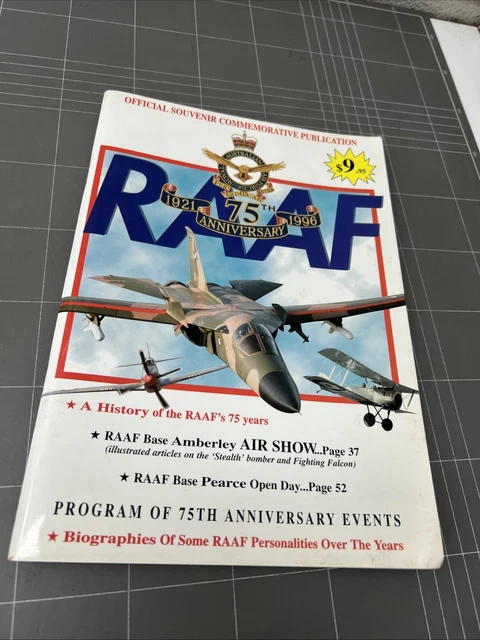 VINTAGE MAGAZINE RAAF ROYAL AUSTRALIAN AIR FORCE 75th ANNIVERSARY 1996 ...