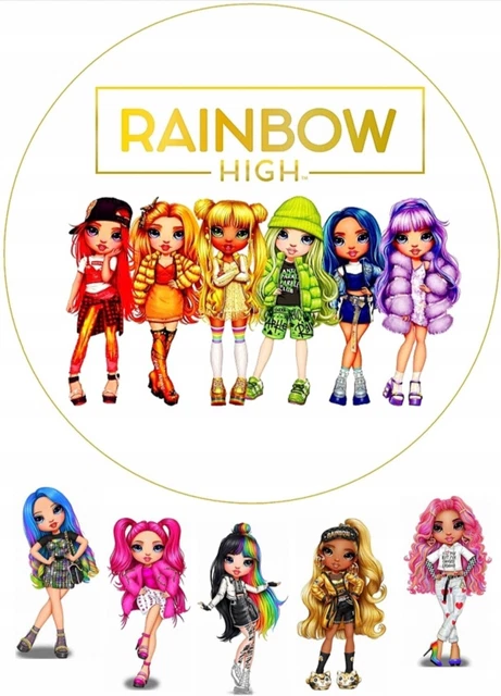 Rainbow High Edible Cake Topper FOR SALE! - PicClick UK