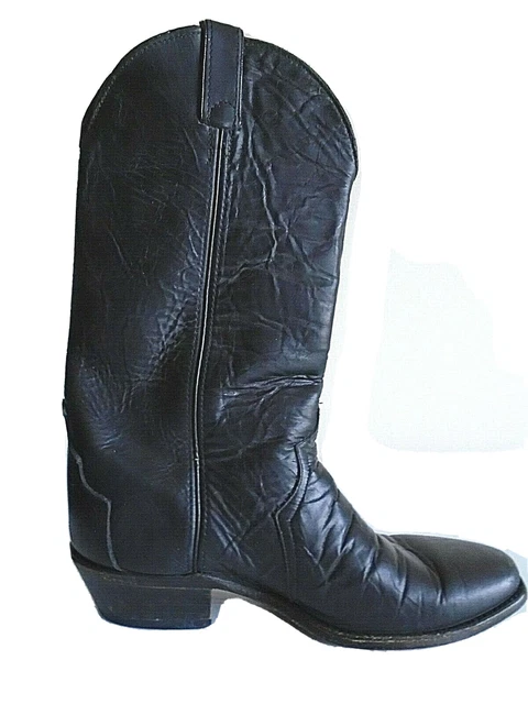 CODE WEST BY Dan Post Men's Leather Boots Size 9 D Black £39.57 ...