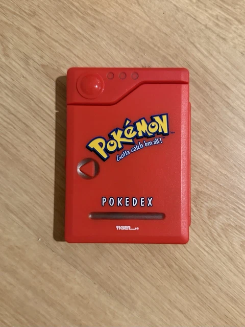 VINTAGE RED HANDHELD Pokémon Pokédex Tiger Electronics 1998 £37.00 ...