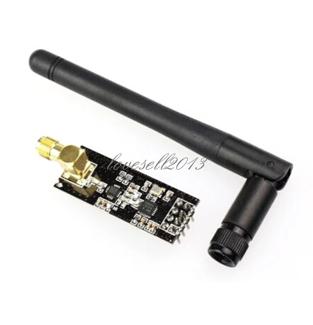 NRF24L01&PA&LNA SMA ANTENNA Wireless Transceiver Communication Module 2 ...