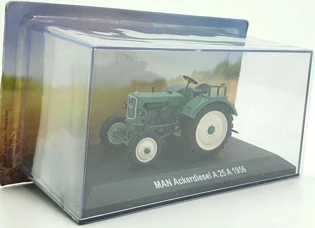 HACHETTE 1/43 SCALE Model Tractor HL03 - 1956 MAN Ackerdiesel A 25 A ...