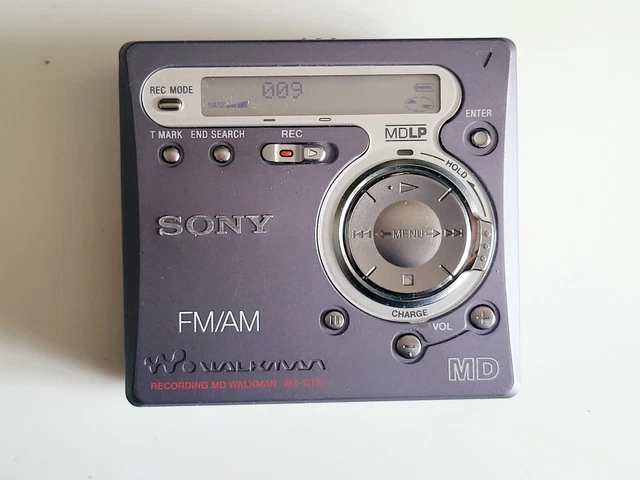 SONY WALKMAN MZ-G750 RADIO MINIDISC RECORDER Excellent condition (read ...