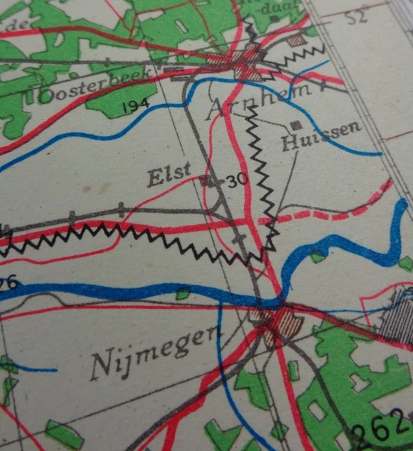 WW2 MAP WING COMMANDER (DFC) towed HORSA GLIDER in OP. MARKET GARDEN ...