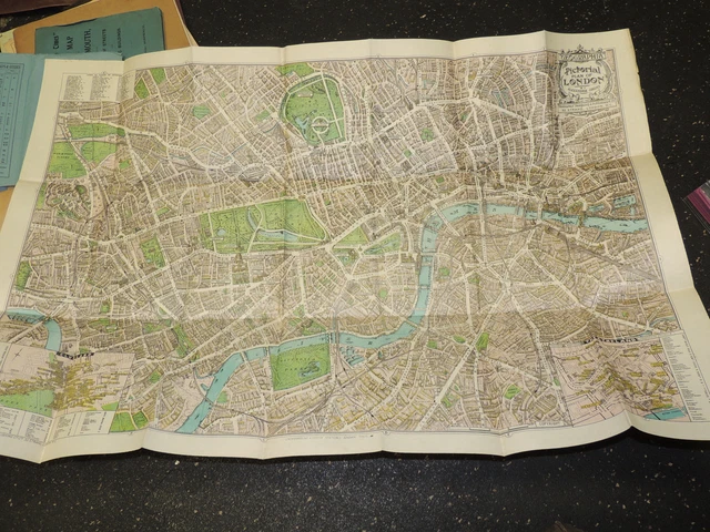 PICTORIAL PLAN OF London City Map by Geographia Designing & Publishing ...