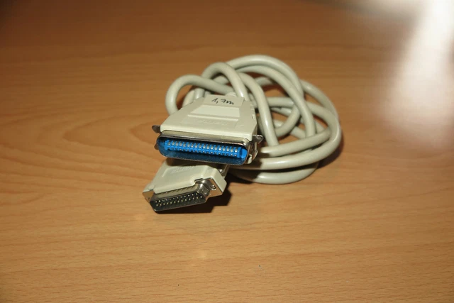 HAMA LPT1 PARALLEL Port Printer Connector Cable 1.7m Printer Port Cable ...