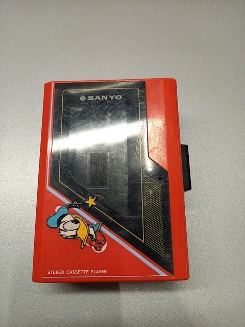 LETTORE CASSETTE STEREO Sanyo MGP 11 - Funzionante, segni d'uso, senza accessori EUR 45,00 ...