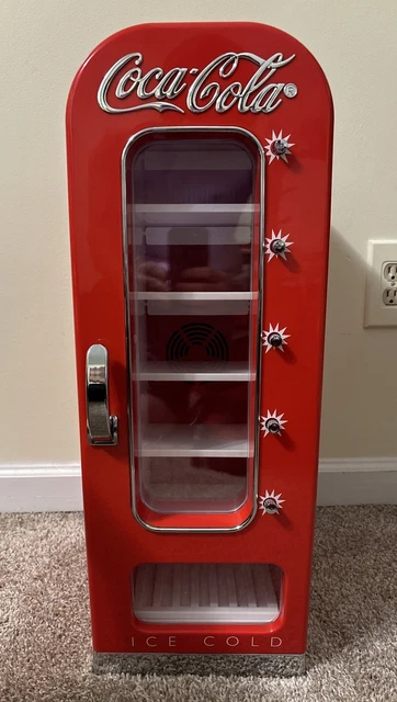 COCA COLA CAN Retro Mini Cooler Fridge Vending Machine Soda Vintage ...