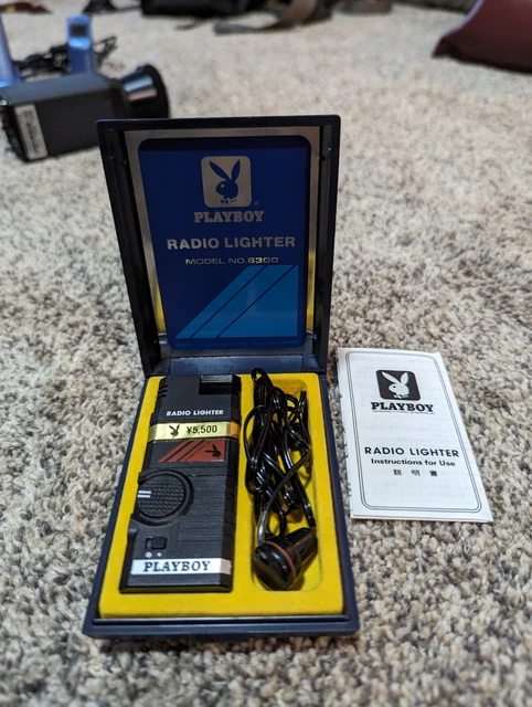 VERY RARE VINTAGE Collectible Playboy Radio Lighter Model No. 6300 $60. ...