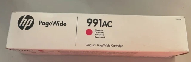 HP 991AC MAGENTA Cartouche Encre pagewide GENUINE/2025 🇫🇷 EUR 60,00 ...