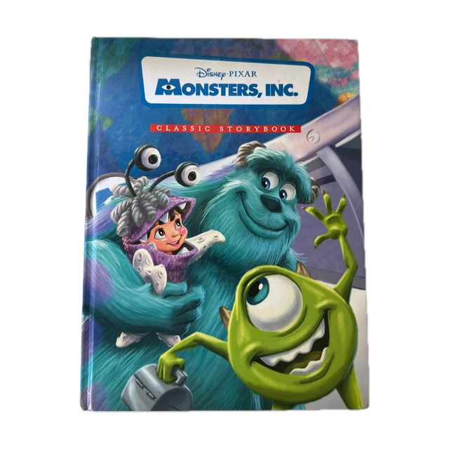 MONSTERS INC DISNEY Pixar Classic Storybook Big Hardcover Book ...