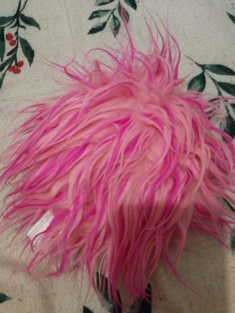 PINK PEEKA PUFF Plush Fluffy Scruffy Soft Toy Approx 4" Tall £3.00 ...