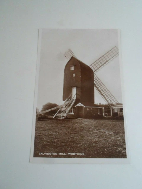 (WINDMILL) SALVINGTON MILL, Worthing vintage nostalgique RPPC §E1163 ...